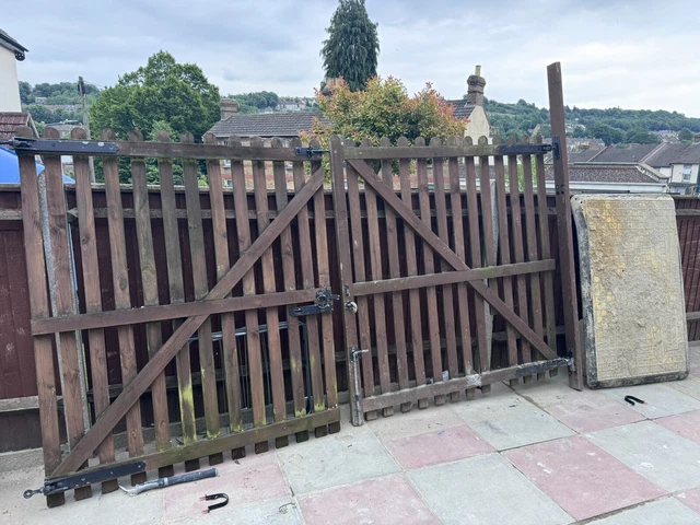 WOODEN FARM GATES/WOODEN Gates/driveway Gates/tractor £40.00 - PicClick UK