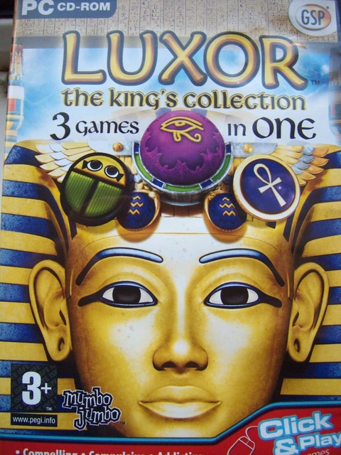 CONFEZIONE DA 3 Giochi--Luxor--The Kings Collection---Action Puzzle ...