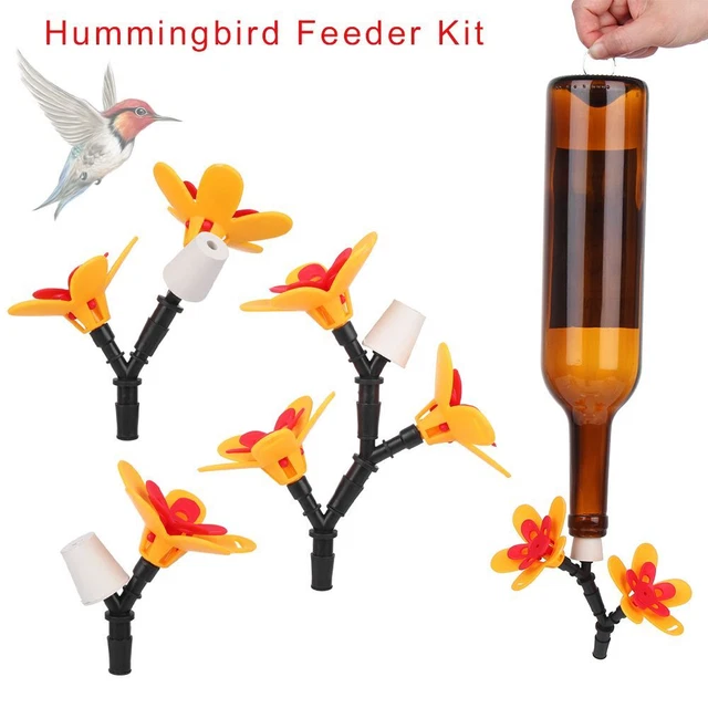 FLOWERS KITS HUMMINGBIRD Feeder Kit Diy Hummingbird Feeder Kit Recycled ...