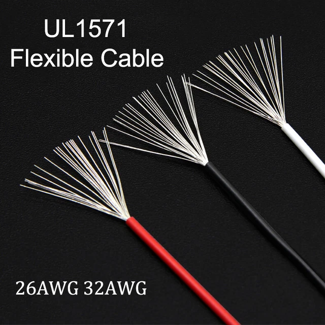 UL1571 FLEXIBLE CABLE Electronic Wire 26AWG/ 32AWG Equipment Automotive ...