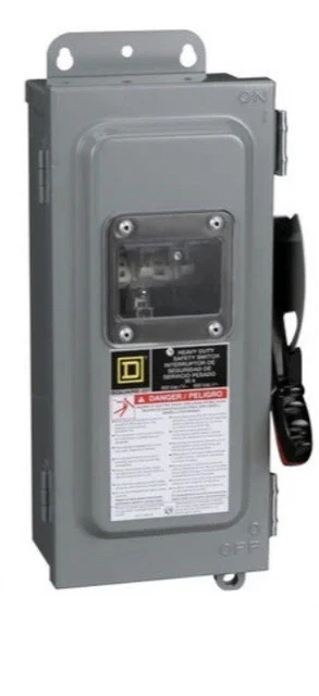 NEW SQUARE D CHU361AWK HEAVY DUTY SAFETY SWITCH Nema 12 Type 3r $380.00 ...