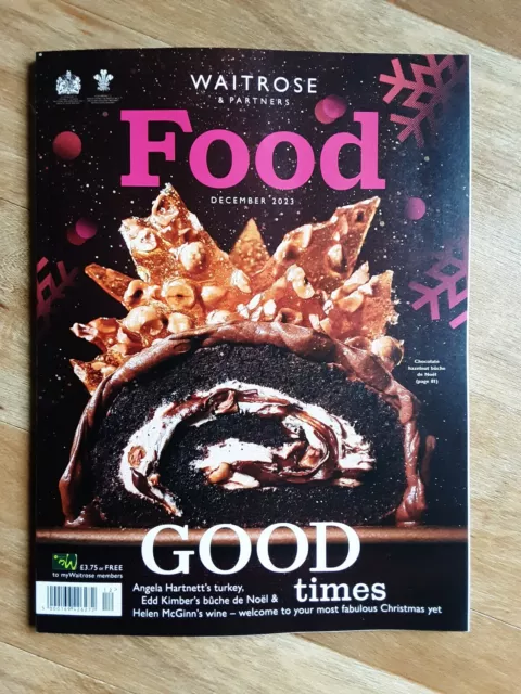 WAITROSE FOOD MAGAZINE - December 2023 - Good Times £0.99 - PicClick UK