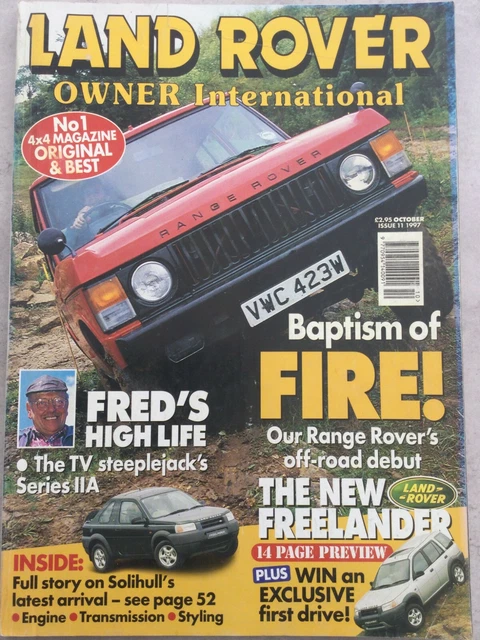 LAND ROVER OWNER International Magazine - October 1997 - Freelander ...