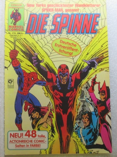 NACHLASS CHANCE COMIC Seltenheit DIE SPINNE Marvel Condor Erstauflage ...