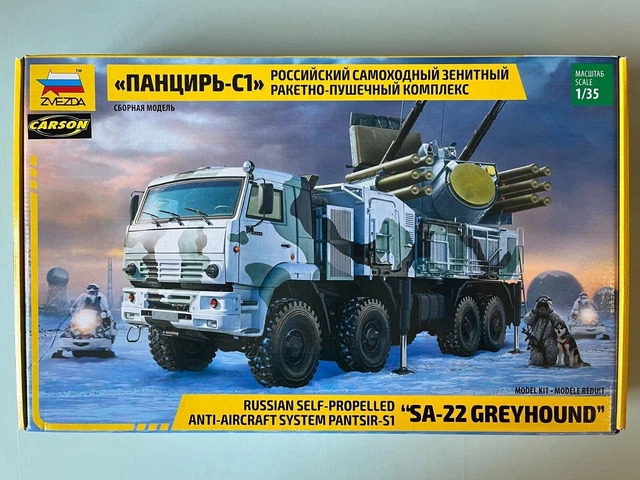ZVEZDA RUSSIAN SA-22 Greyhound Mobile Pantsir-S1 Anti Aircraft System 1 ...