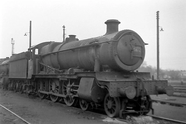 35MM RAILWAY B and W Negative GWR Grange 6872 at Oxford £1.95 - PicClick UK