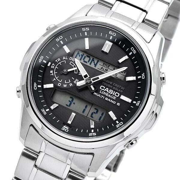 CASIO LINEAGE LCW-M300D-1AJF Solar Atomic Radio Analog Digital ...