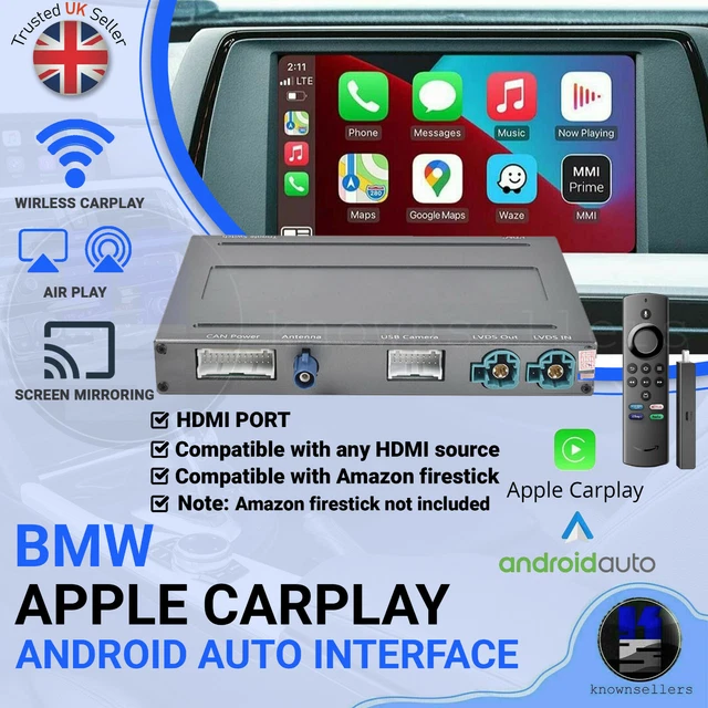 BMW WIRELESS APPLE CarPlay Android Auto RETROFIT NBT F7 F10 F15 F20 F25 ...