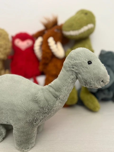 JELLYCAT RARE AND Retired Medium Fossily Brontosaurus Brand New With ...