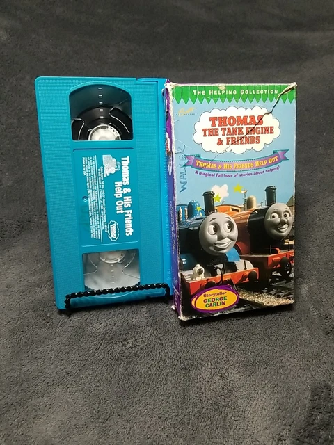 THOMAS THE TANK Engine VHS Thomas and His Friends Help Out 1995 Blue ...