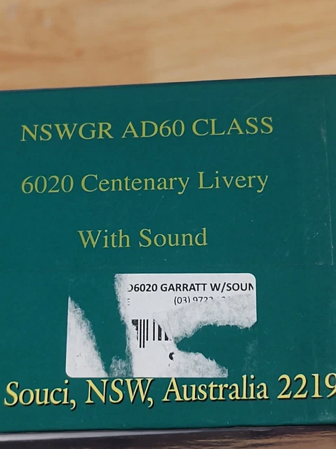 EUREKA MODELS HO Scale AD60 (6020) Garratt With DCC Sound & Weathered ...