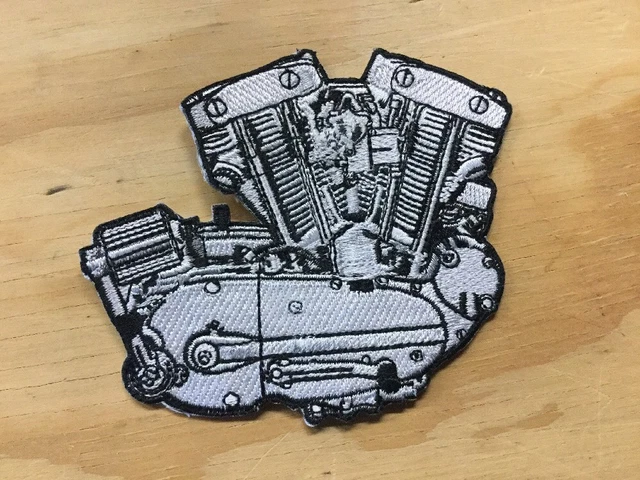 HARLEY-DAVIDSON SHOVELHEAD MOTOR Engine Patch vintage motorcycle ...