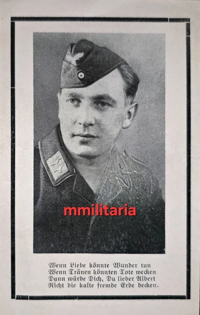 STERBEBILD WWII OBERGEFREITER Schachen Mechaniker 6./KG-40 Bad ...