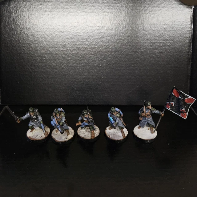 WARHAMMER 40K ASTRA Militarum Death Korps of Krieg Command Squad Forge ...