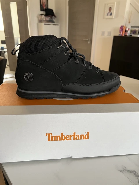 TIMBERLAND EURO ROCK Boots Black Hiker Mens Size UK 7.5 £69.99 ...