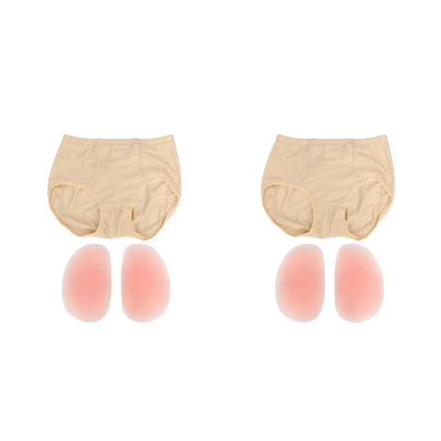 2 PAIRS SILICONE Hip Pad Butt Booster for Women Buttock Enhancer £39.49 ...