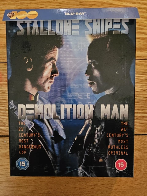 DEMOLITION MAN BLU-RAY Steelbook UK Limited Edition Cine Sylvester ...