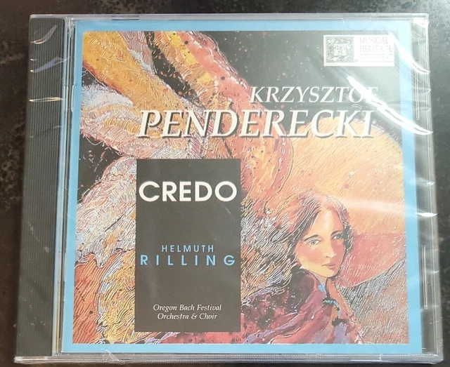 RARE CD 1998 Krzysztof Penderecki CREDO Helmuth Rilling Oregon Bach ...