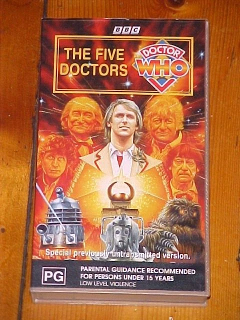 THE FIVE DOCTORS Doctor Who Vhs Video Tape Free Postage $20.00 ...