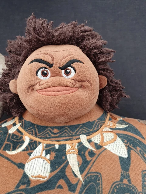 DISNEY MOANA MAUI Big Demigod Soft Plush Toy Doll With Hook £21.50 ...