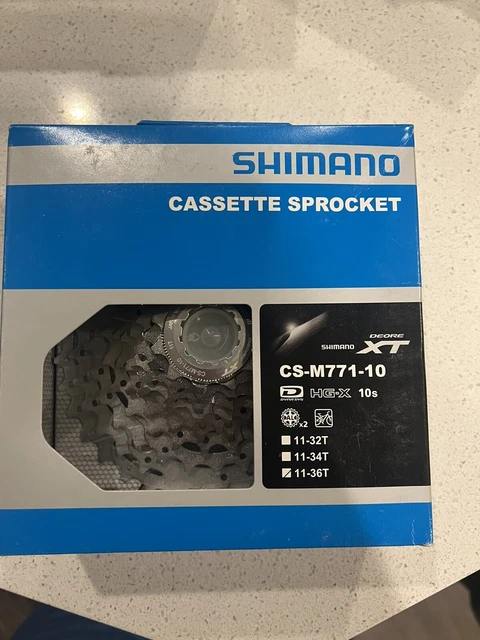 SHIMANO CS-M771-10 DEORE XT 10speed Cassette 11-36T $99.99 - PicClick