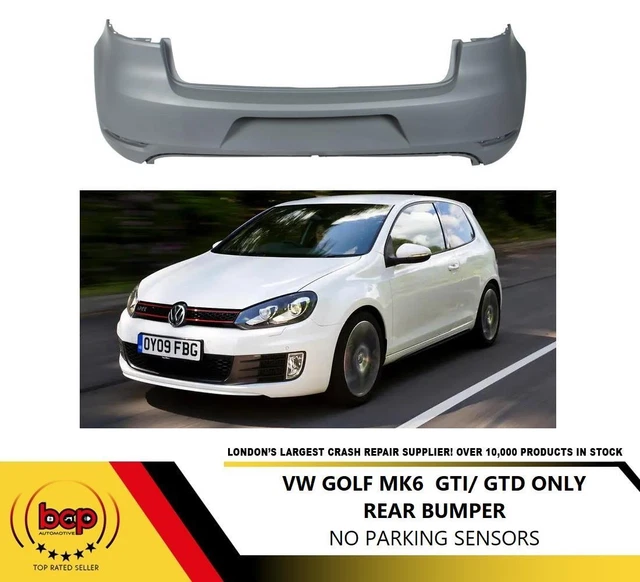 VW GOLF MK6 Gti & Gtd Only 2008-2013 Rear Bumper 5K6807417Ggru Primed £ ...