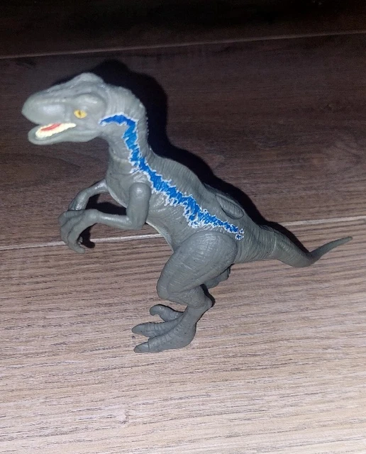JURASSIC WORLD DOMINION Velociraptor Blue Ferocious Pack Dinosaur ...