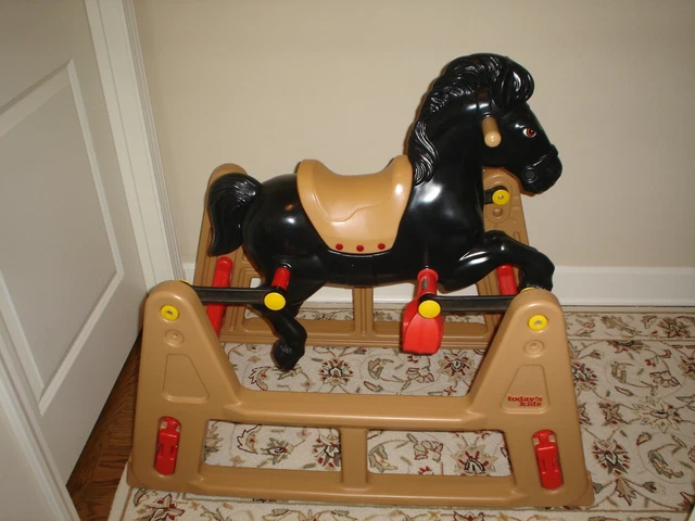 RARE VINTAGE TODAYS KIDS Rocking Horse Pony Childs Ride On Bounce Toy ...
