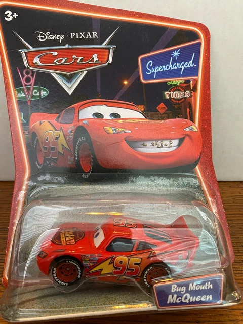 MATTEL DISNEY PIXAR AUTOS SUPERCHARGE #95 BUG MOUTH LIGHTNING McQUEEN 4 B2 EUR 10,50 - PicClick DE