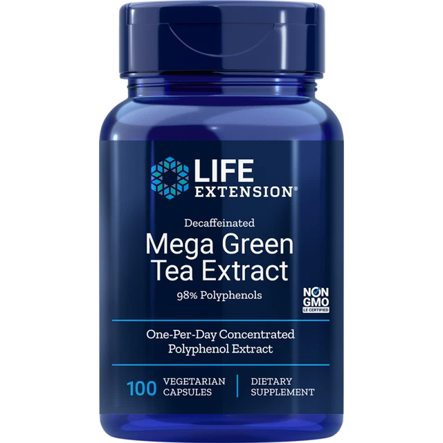 LIFE EXTENSION MEGA Green Tea Extract 100 Vcaps £35.49 - PicClick UK