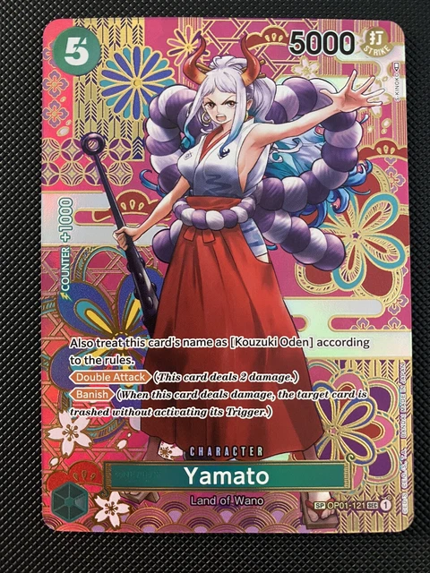 YAMATO SP ALT Art OP01-121 Awakening of the New Era One Piece NM EUR 63 ...