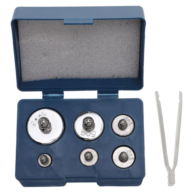6 PCS CALIBRATION Weights Balance to Calibrate Scale Steel Kit £17.15 ...