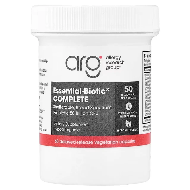 ALLERGY RESEARCH GROUP, Essential-Biotic Complete, 60, Expiry: 07/2026 ...