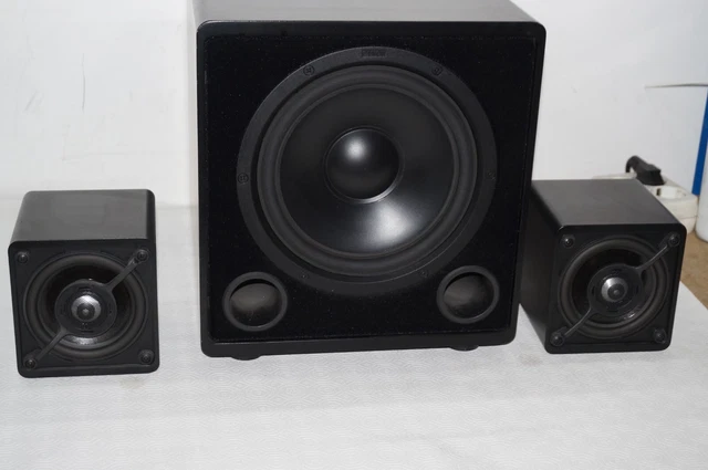CANTON COMBI SC Woofer und Satelliten schwarz einwandfrei EUR 189,00 ...