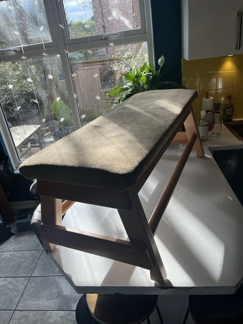 A VINTAGE OLD School Gym Vaulting Bench Upcycle/Industrial Coffee Table ...