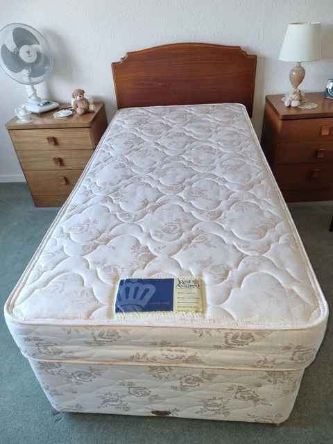 SINGLE BED WITH mattress used with hypnia memory mattress topper £75.00 ...