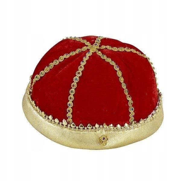 ROYAL CROWN HEADDRESS Red Gold Fancy Dress Accessory £31.19 - PicClick UK