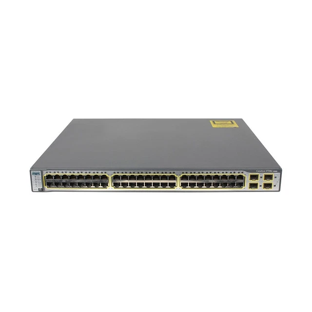 CISCO CATALYST WS-C3750G-48TS-E 48-Port GbE 4*SFP Network Switch £47.00 - PicClick UK