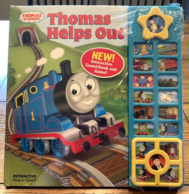 THOMAS THE TANK Engine Helps Out Sound Book & Game Hype Sticker NEW ...