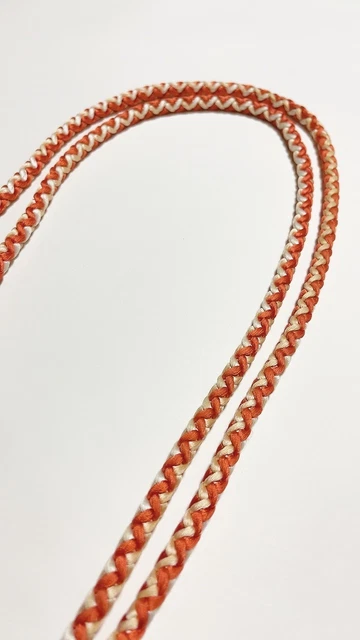 JAPANESE KIMONO ACCESSORIES 'OBI JIME' Silk/Orange/Obi cord/Obijime ...