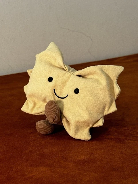 JELLYCAT AMUSEABLE FARFALLE Pasta Soft Toy Comforter Novelty Food Plush ...