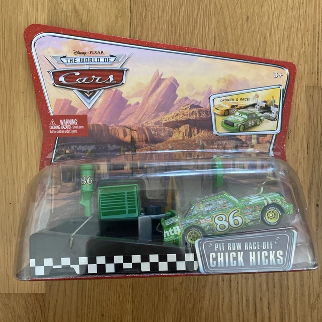 DISNEY PIXAR CARS - PIT ROW RACE-OFF LAUNCHER CHICK HICKS - 1:55 ...