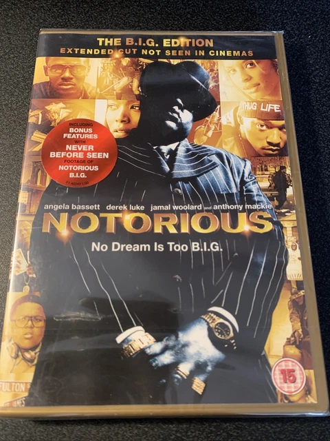 Notorious Dvd 2009 Angela Bassett Derek Luke Jamal Woolard Anthony