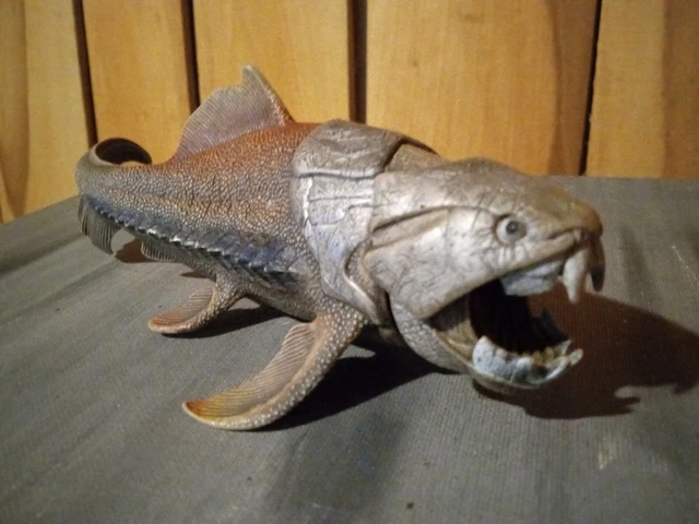 SCHLEICH DUNKLEOSTEUS FIGURE Prehistoric Fish Jaw Opens & Closes 8.5 ...