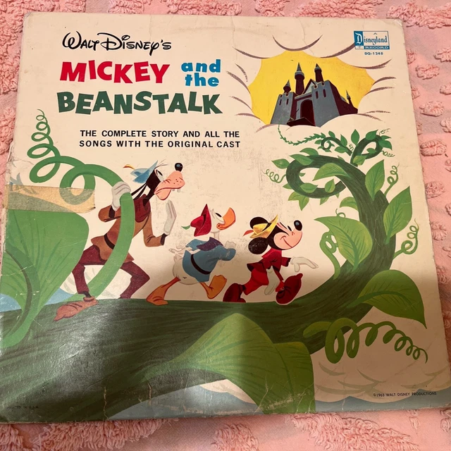 VINTAGE-WALT DISNEY - MICKEY & THE BEANSTALK Story & Songs - LP vinyle ...