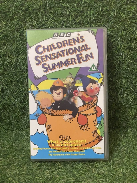 CHILDREN’S SENSATIONAL SUMMER Fun VHS Fireman Sam Noddy Pingu Kids ...