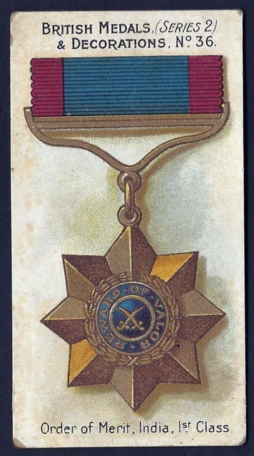 TADDY - BRITISH Medals & Decorations (Blue) - #36 Order Of Merit, India, 1St EUR 7,95 - PicClick IT
