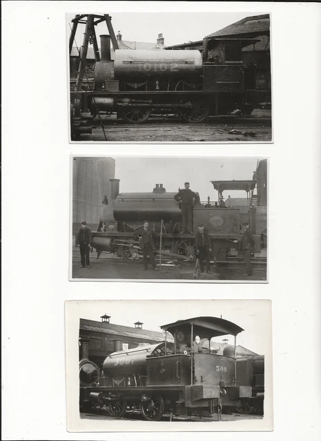 5 DIFFERENT PHOTOGRAPHS of North British Railway Tank Engines - NBR ...