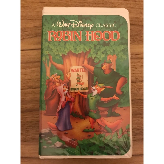 Walt Disney Black Diamond Classic Robin Hood 1991 Vhs Tape Cassette £3 7861