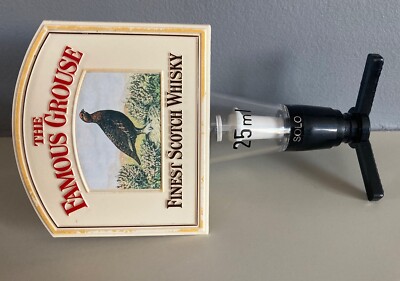 THE FAMOUS GROUSE Whisky Optic 25ml Spirit Measure Home Bar £19.99 ...